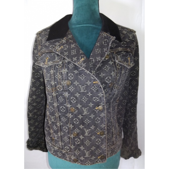 Louis Vuitton | Jackets & Coats | Authentic Louis Vuitton Denim Jacket ...